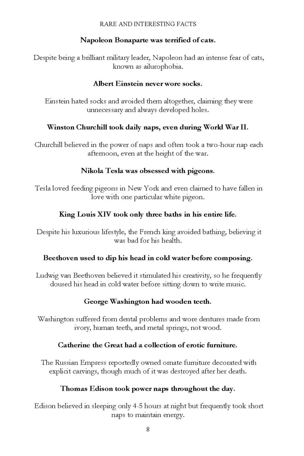 Rare and Interesting Facts You Didn’t Know - My True Quiz
